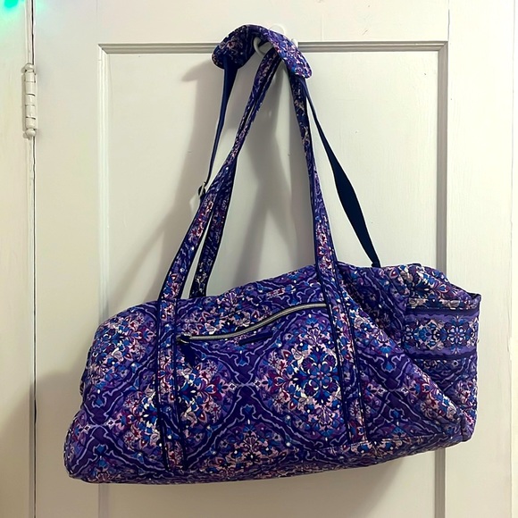 Vera Bradley | Bags | Royal Purple Vera Bradley Iconic 0 Nwt Large ...